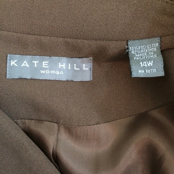 Kate Hill | Jackets & Coats | Kate Hill Classic Vintage Blazer Brown ...